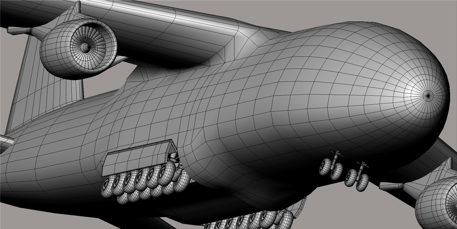 3d Triple Deck Model