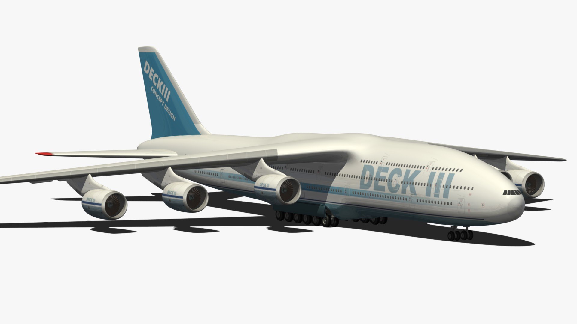 3d Triple Deck Model