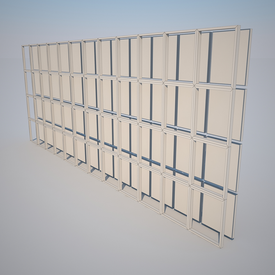 free big window 2011 3d model