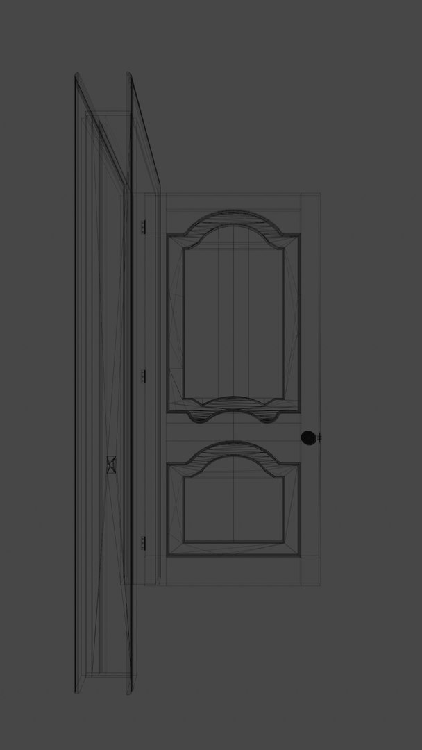 Basic Door1 Model - TurboSquid 1936513