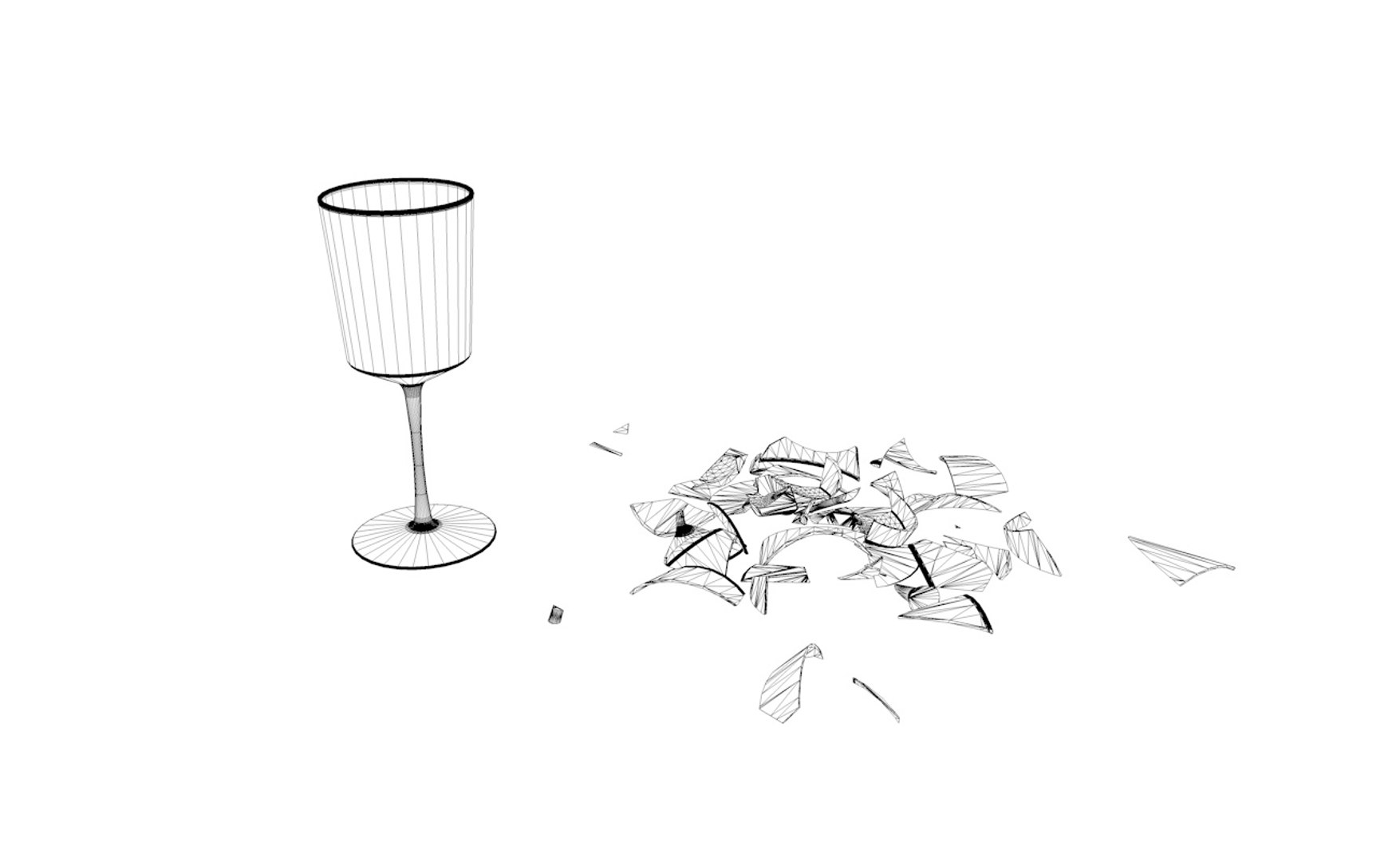 3D Crystal Glass Model - TurboSquid 1383680