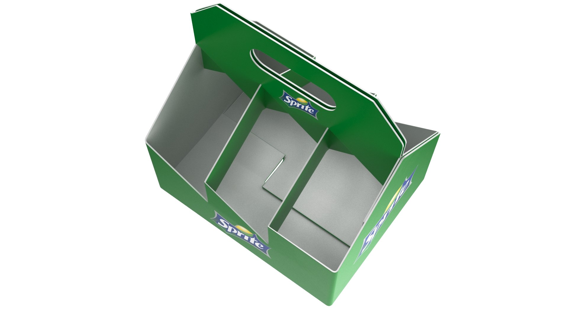 3D Sprite Bottles Tray Holder - TurboSquid 1997037