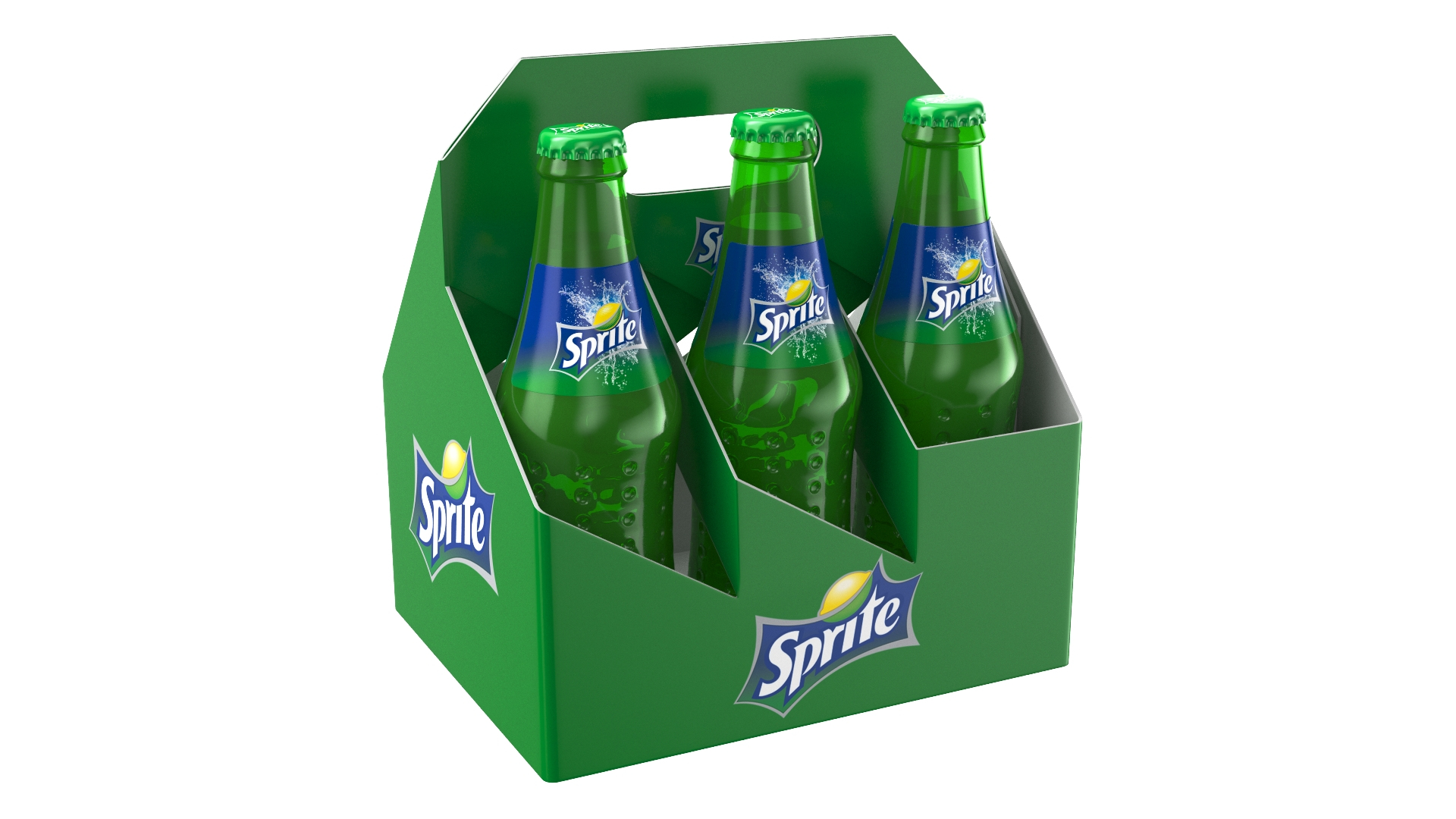 3D Sprite Bottles Tray Holder - TurboSquid 1997037