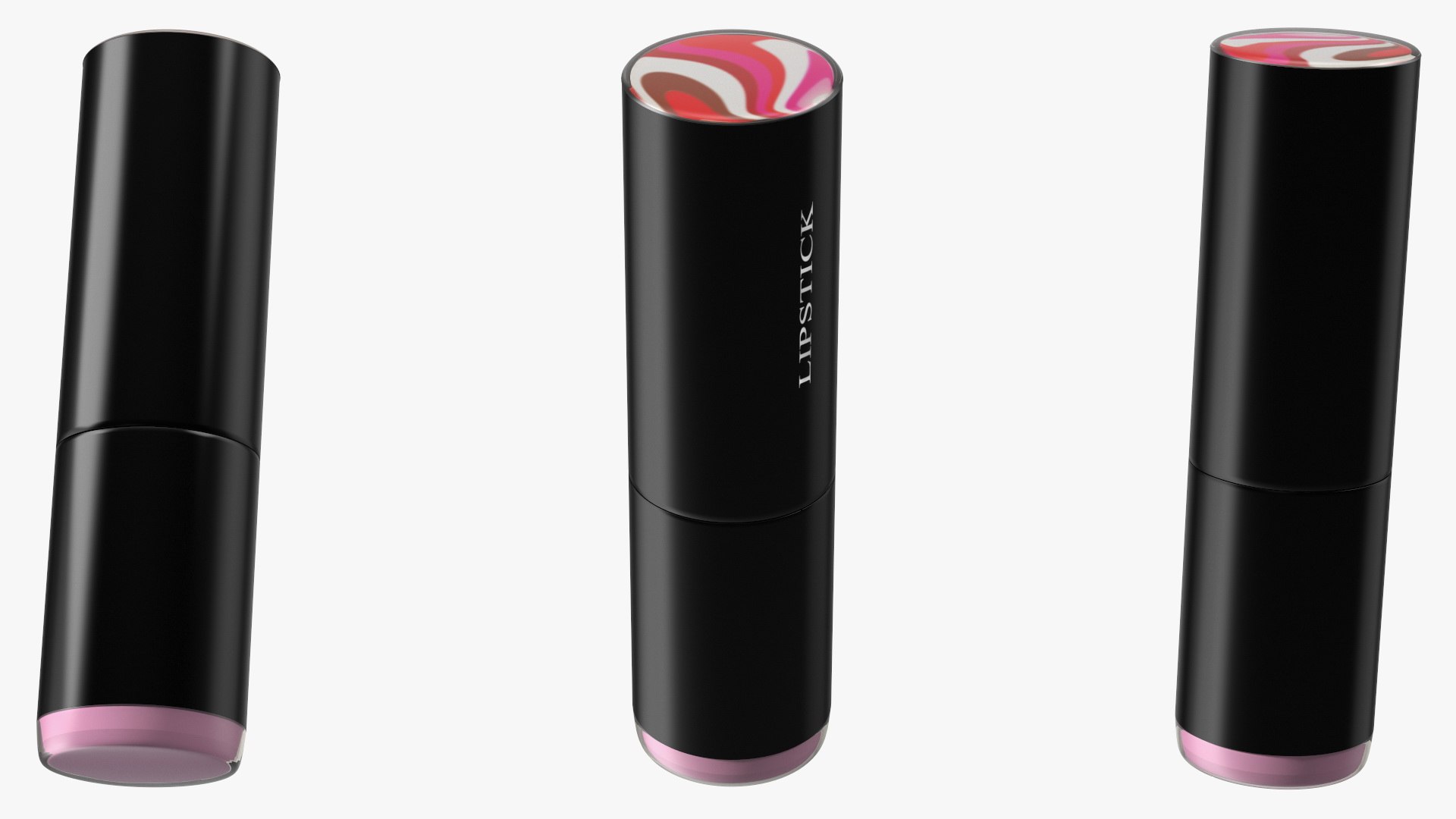 Round Pink Color Lipstick 3D Model - TurboSquid 2146619