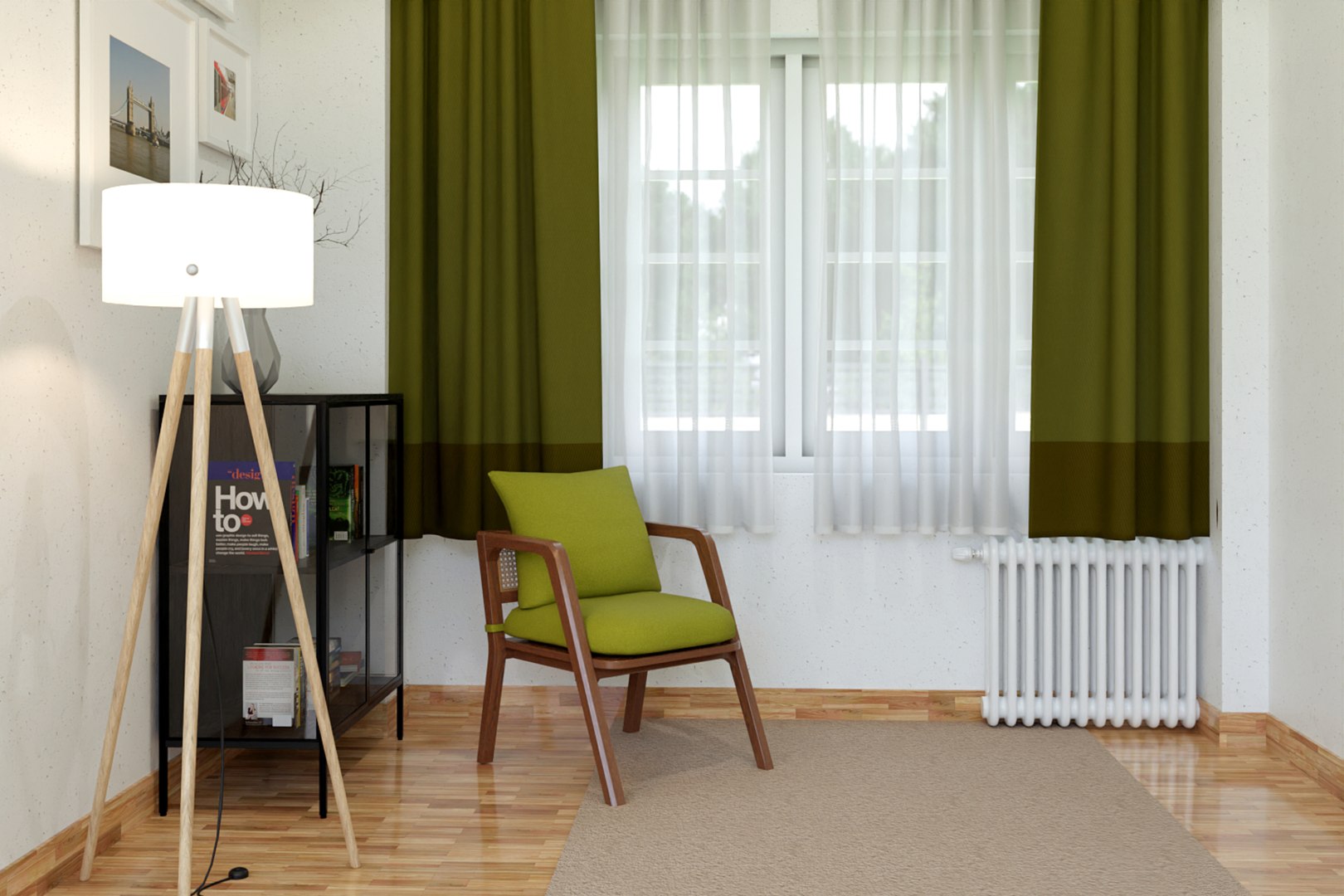 3D Senja Armchair Model - TurboSquid 2303168