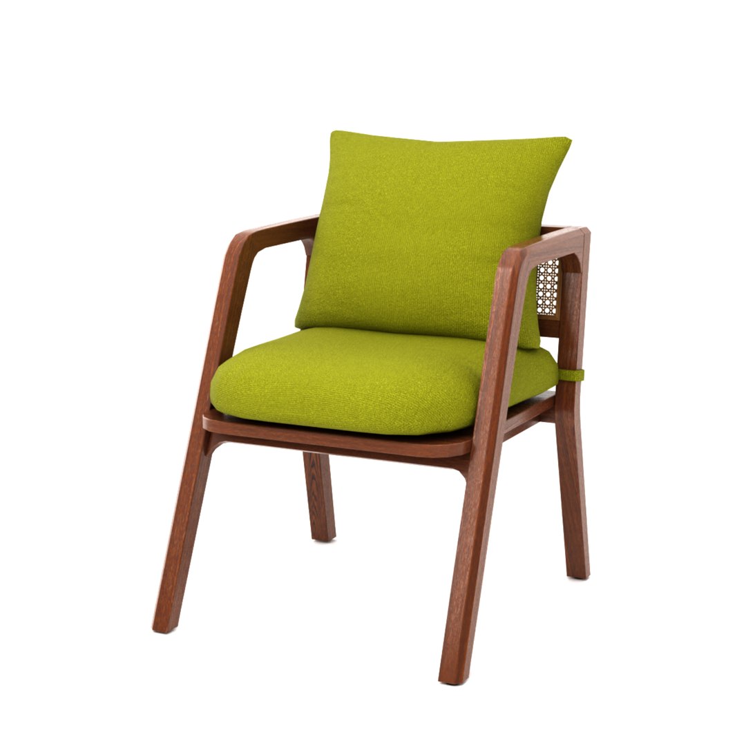 3D Senja Armchair Model - TurboSquid 2303168
