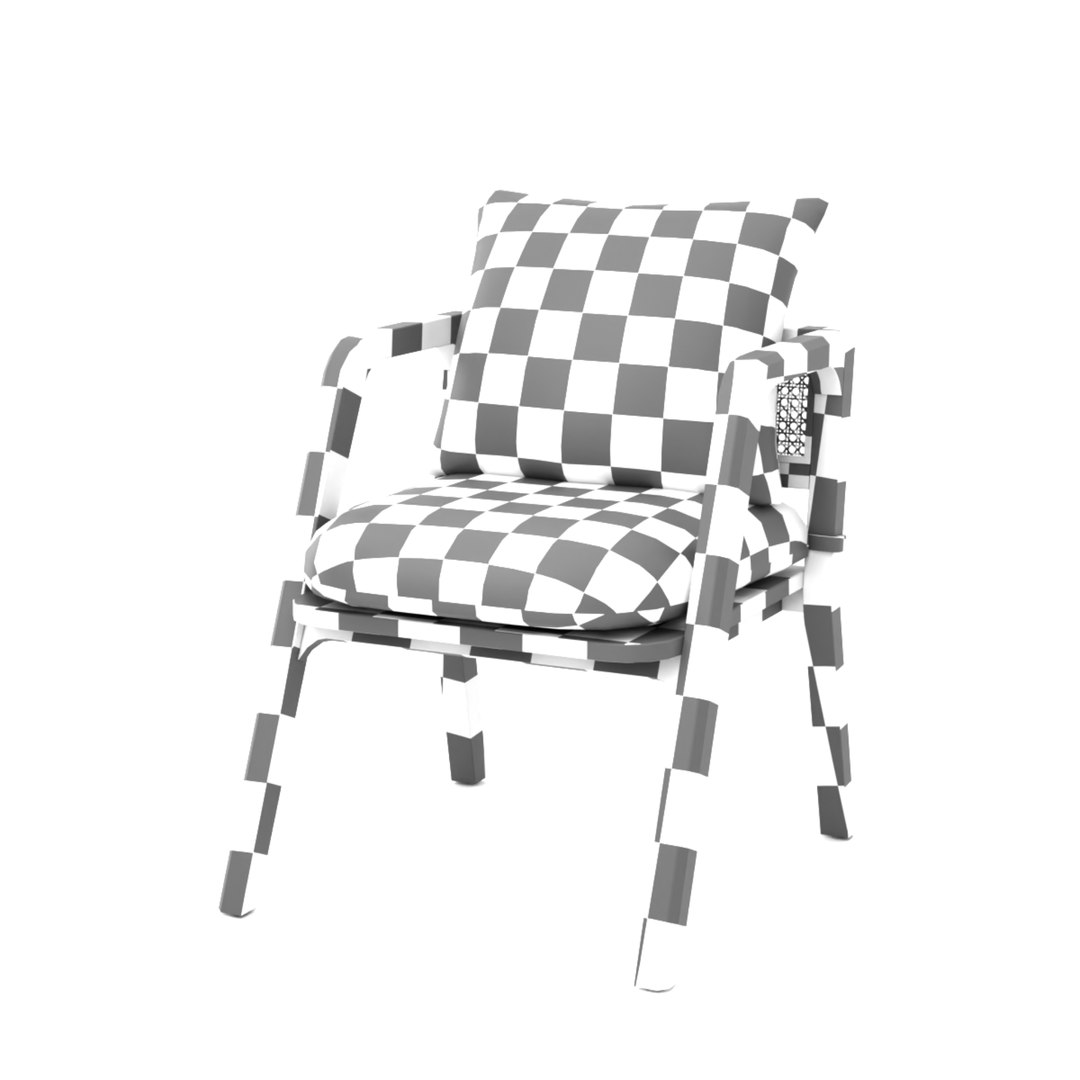 3D Senja Armchair Model - TurboSquid 2303168