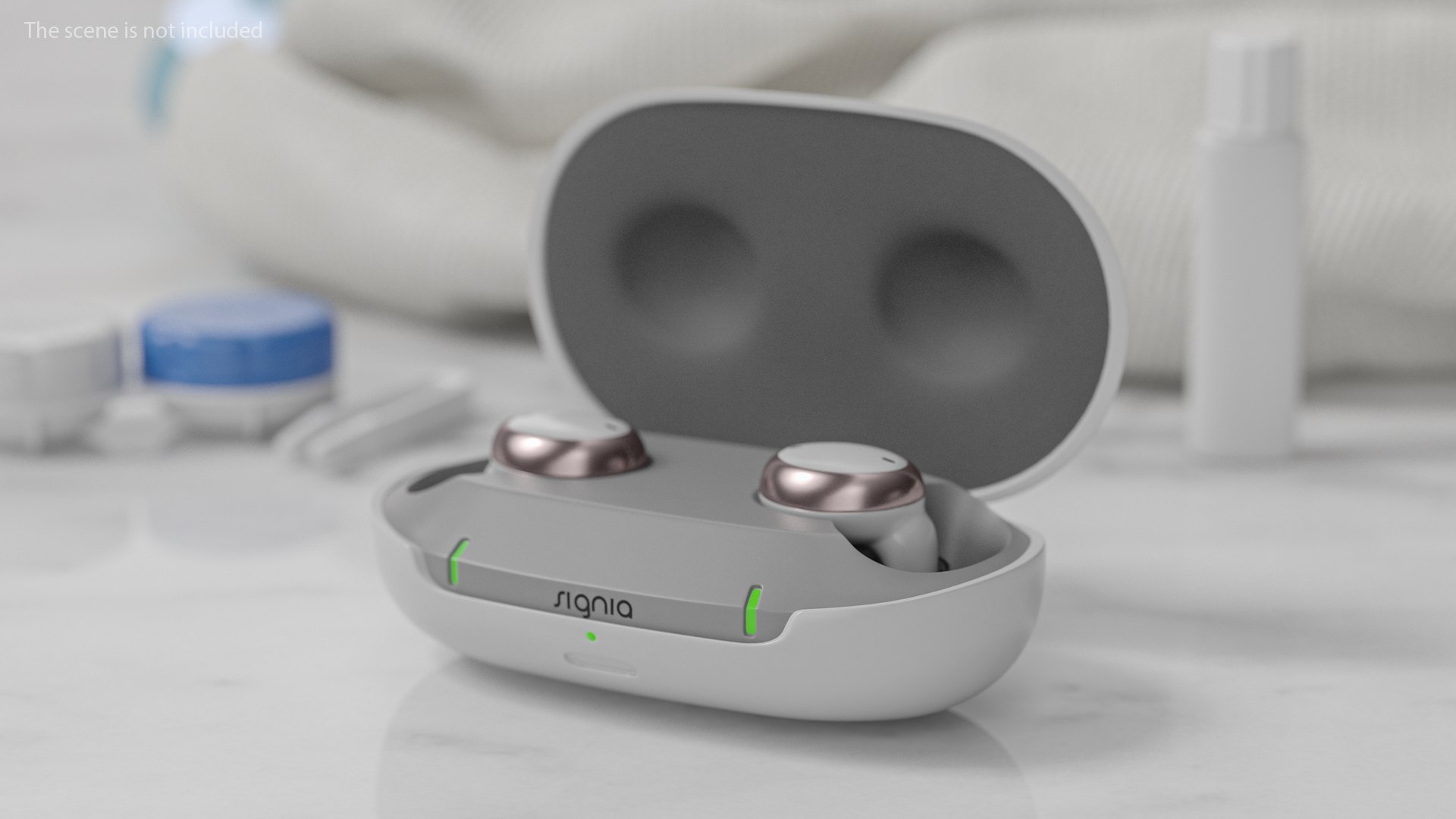 Signia Active Pro Are Hearing Aids Rose Gold 3D - TurboSquid 2055352