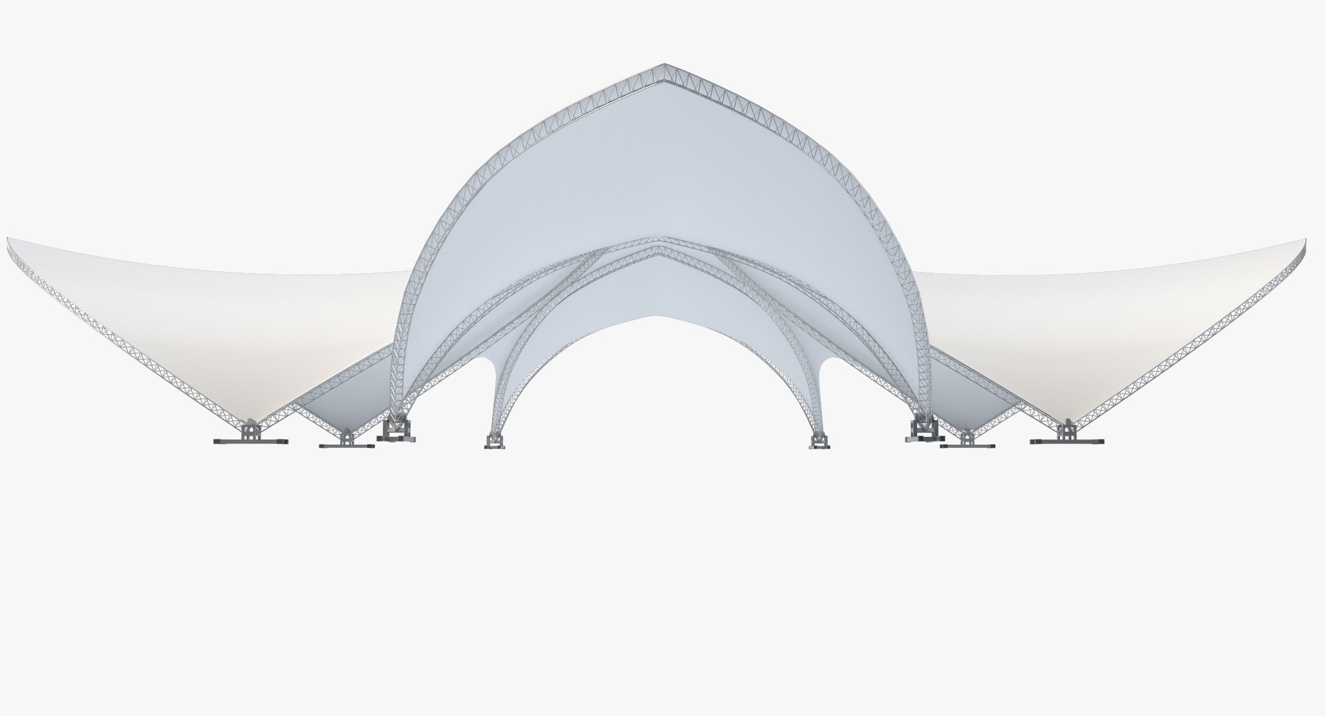 Tent Shelter 3D Model - TurboSquid 1621185