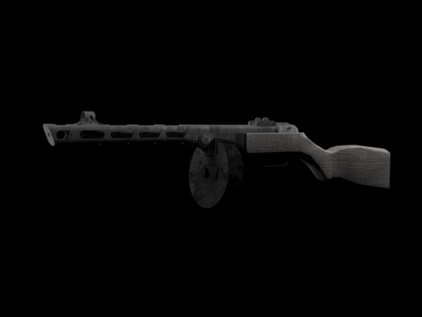 3D ppsh model - TurboSquid 1444451