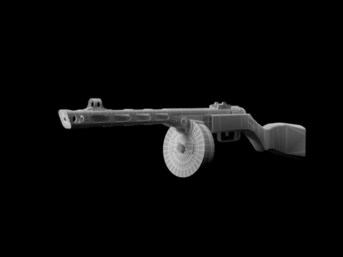 3D ppsh model - TurboSquid 1444451