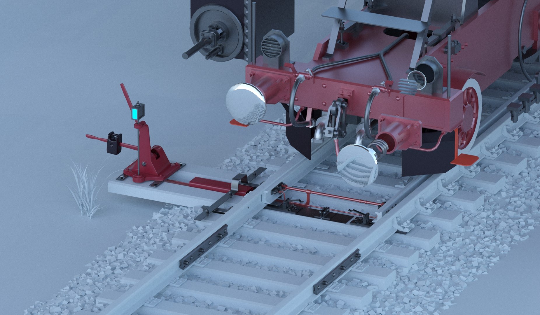 3D The Disassembled Steam Locomotive - TurboSquid 2170780