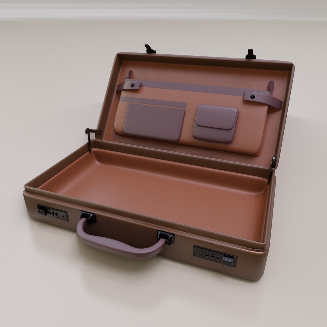 3D Briefcase - Model In Blender 3D 3D Model - TurboSquid 1732312