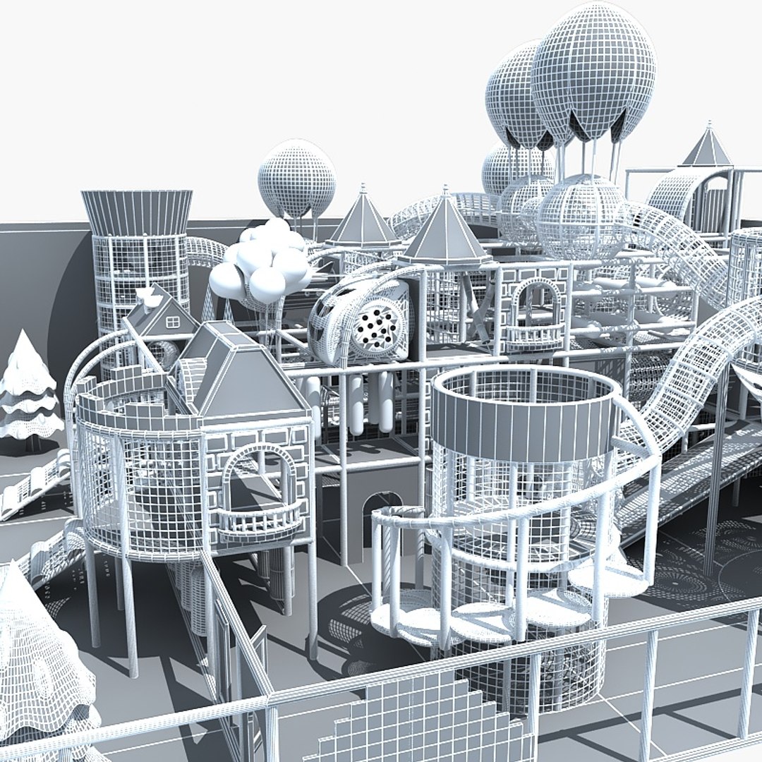3D playground play ground model - TurboSquid 1416875