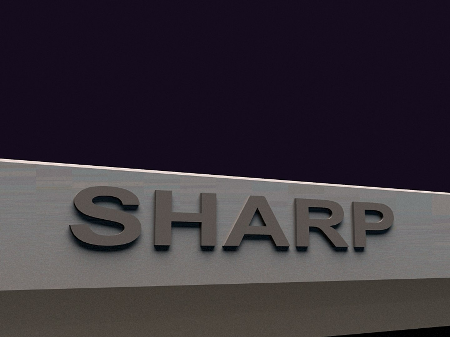 Lcd Tv Sharp Aquos 3d Model