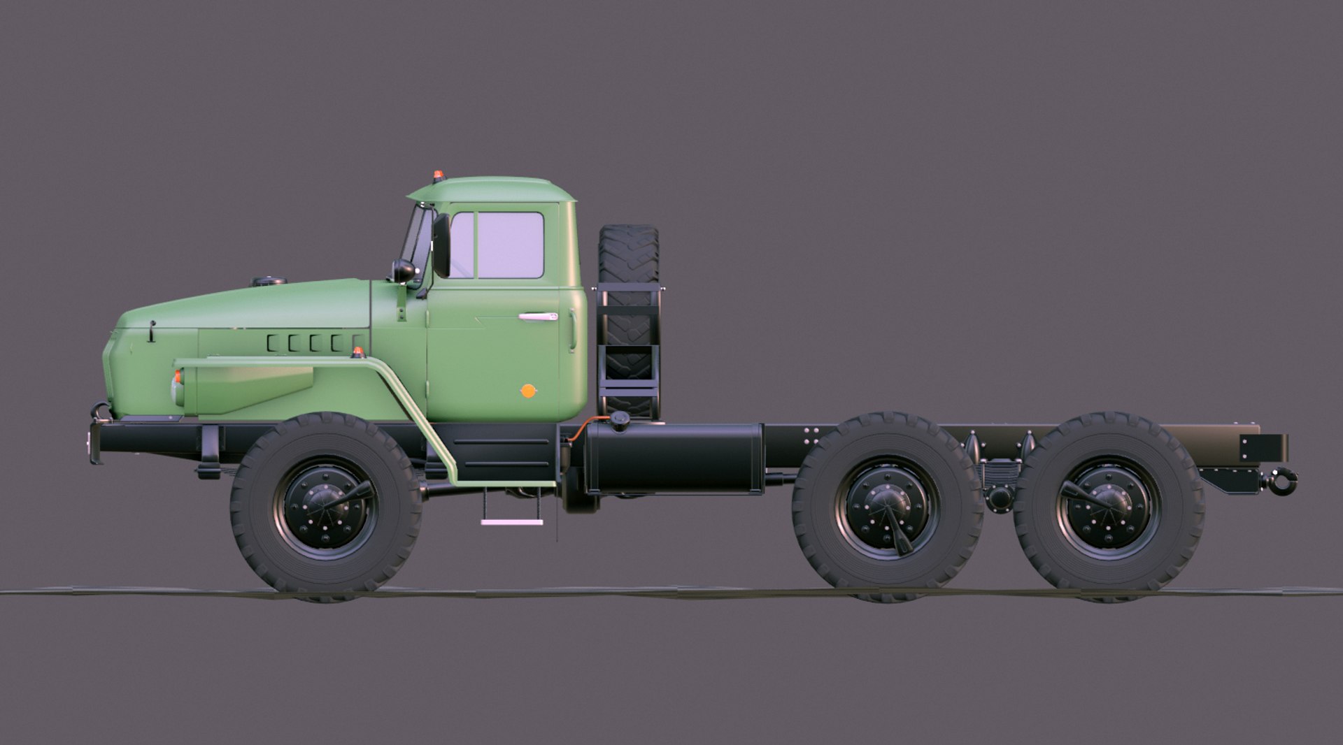3D Model Russian Heavy Truck - TurboSquid 1445887