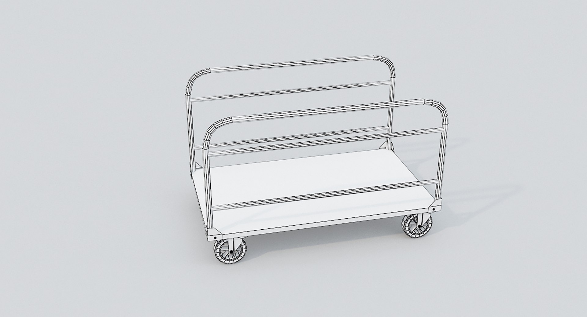 3D Platform Trolley B - TurboSquid 1763765