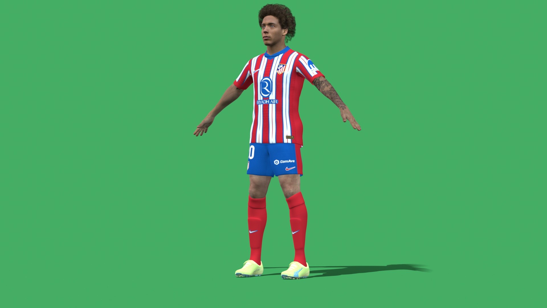 3D Rigged Axel Witsel Atletico Madrid 2025 3D Model - TurboSquid 2380520