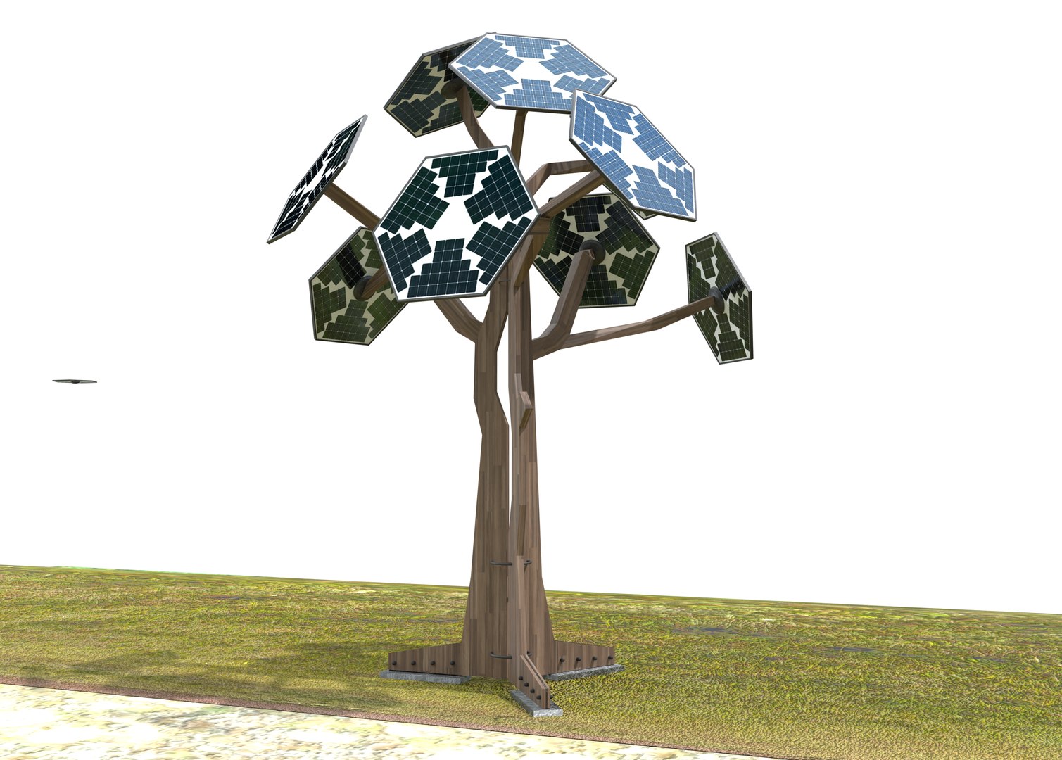 3D Future Energy Solar Trees Model - TurboSquid 1538578