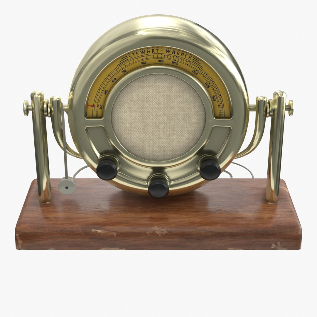 Stewart Warner R-192 1936 Model - TurboSquid 1592469