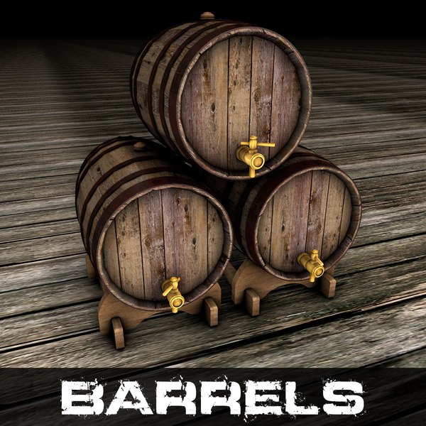 Wine Barrel 3D Models for Download | TurboSquid
