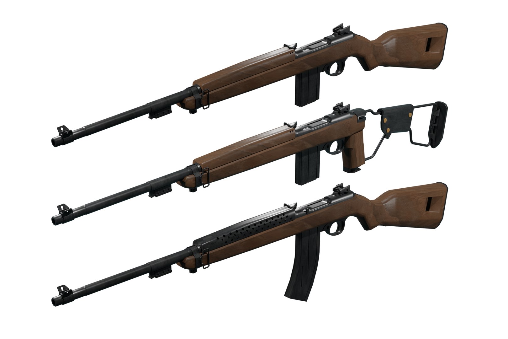 3D M1 Carbine Series Collection - TurboSquid 1824971