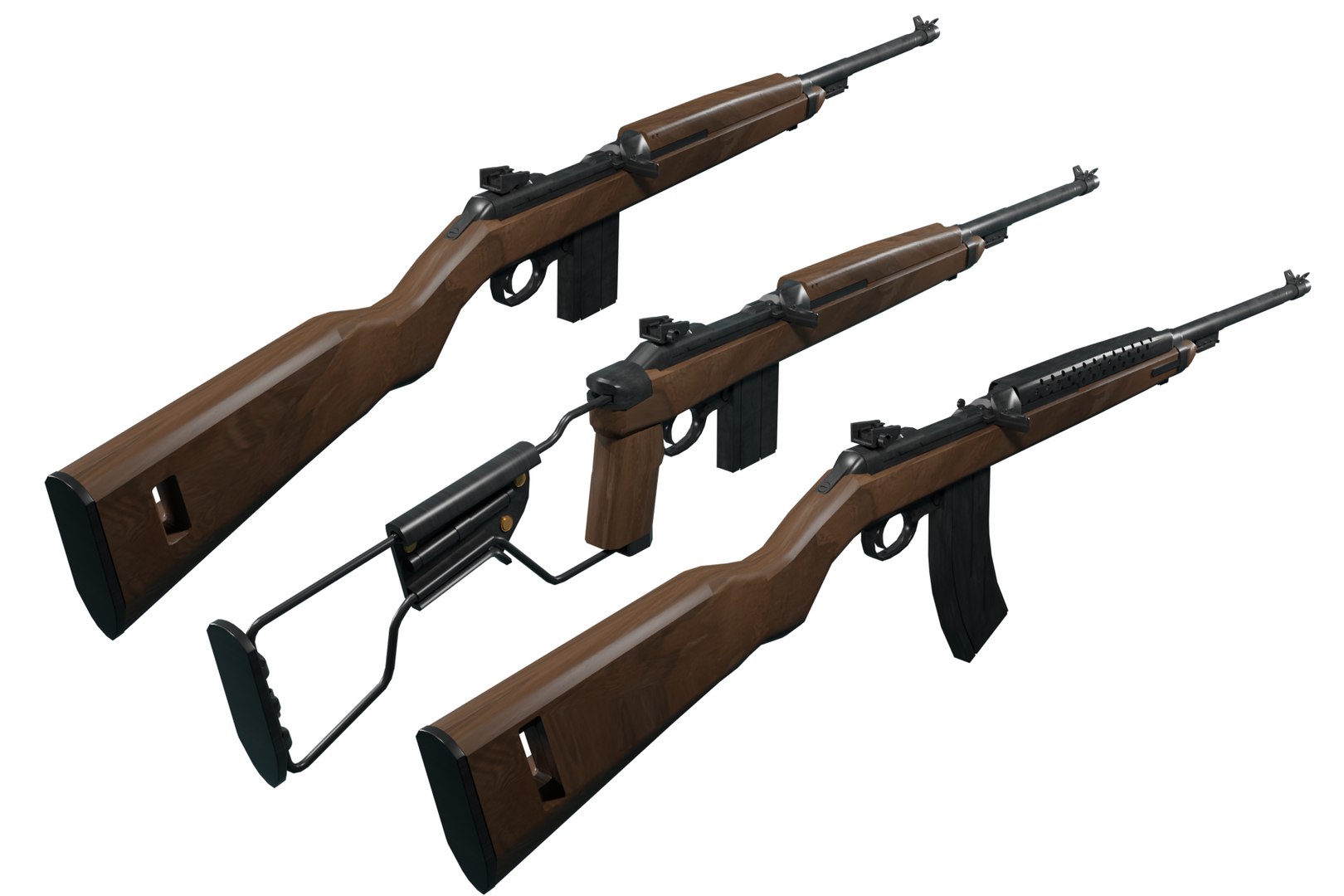 3D M1 Carbine Series Collection - TurboSquid 1824971