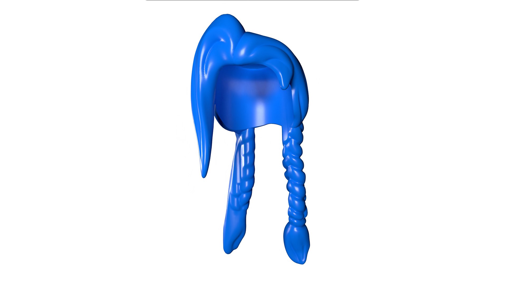 modelo 3d lego Jinx pelo pelo largo - TurboSquid 1555623