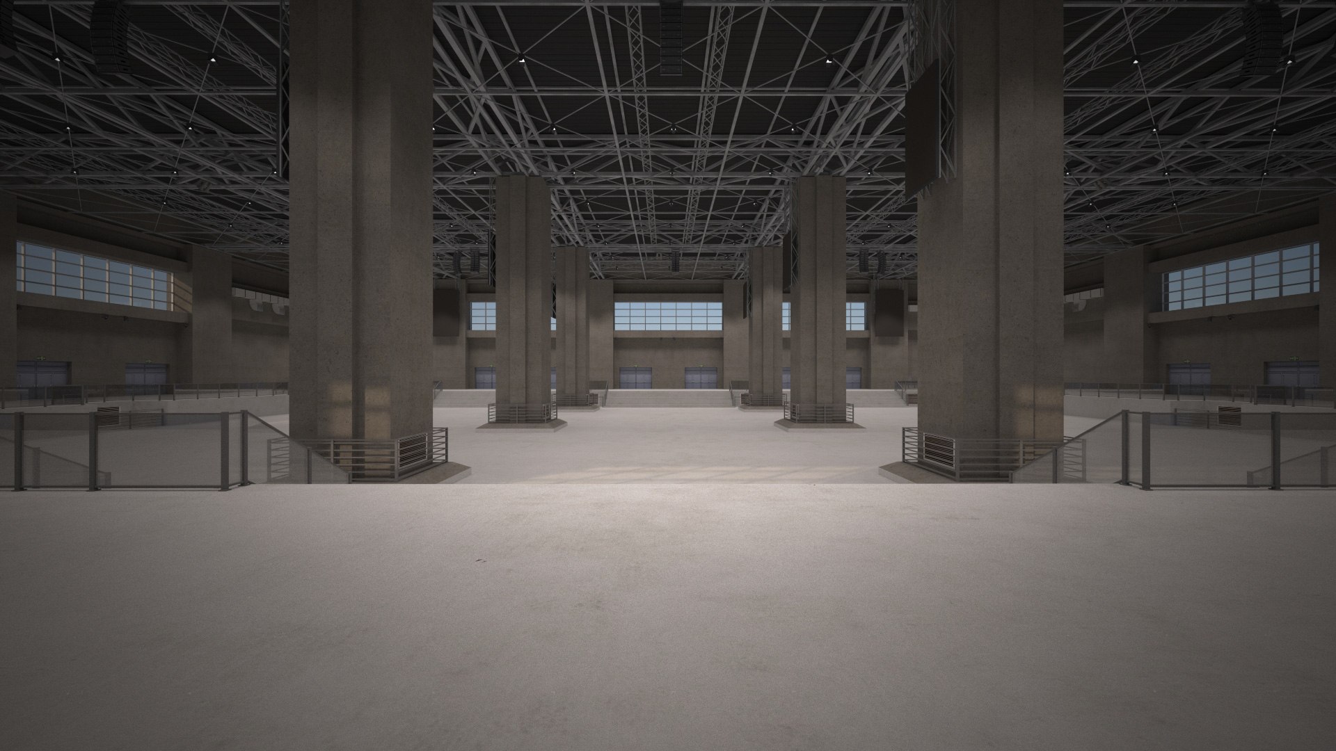 3D Hall Low Poly - Multifunctional 3D Model - TurboSquid 1732290