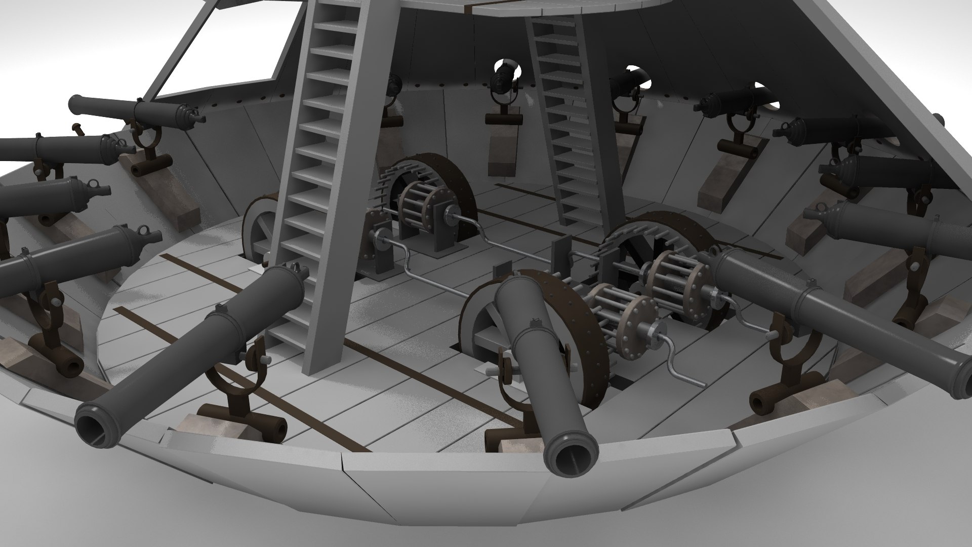 Leonardo Da Vinci Tank 3D - TurboSquid 1727925