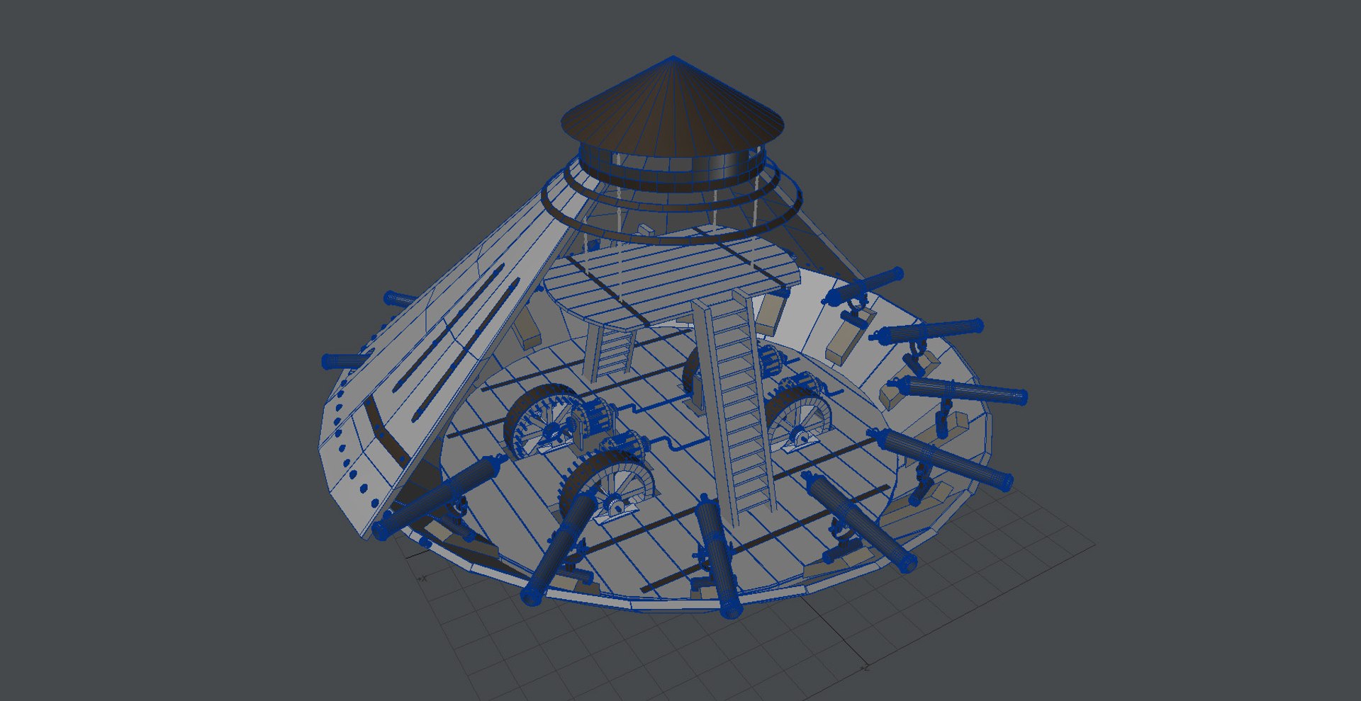 Leonardo Da Vinci Tank 3D - TurboSquid 1727925