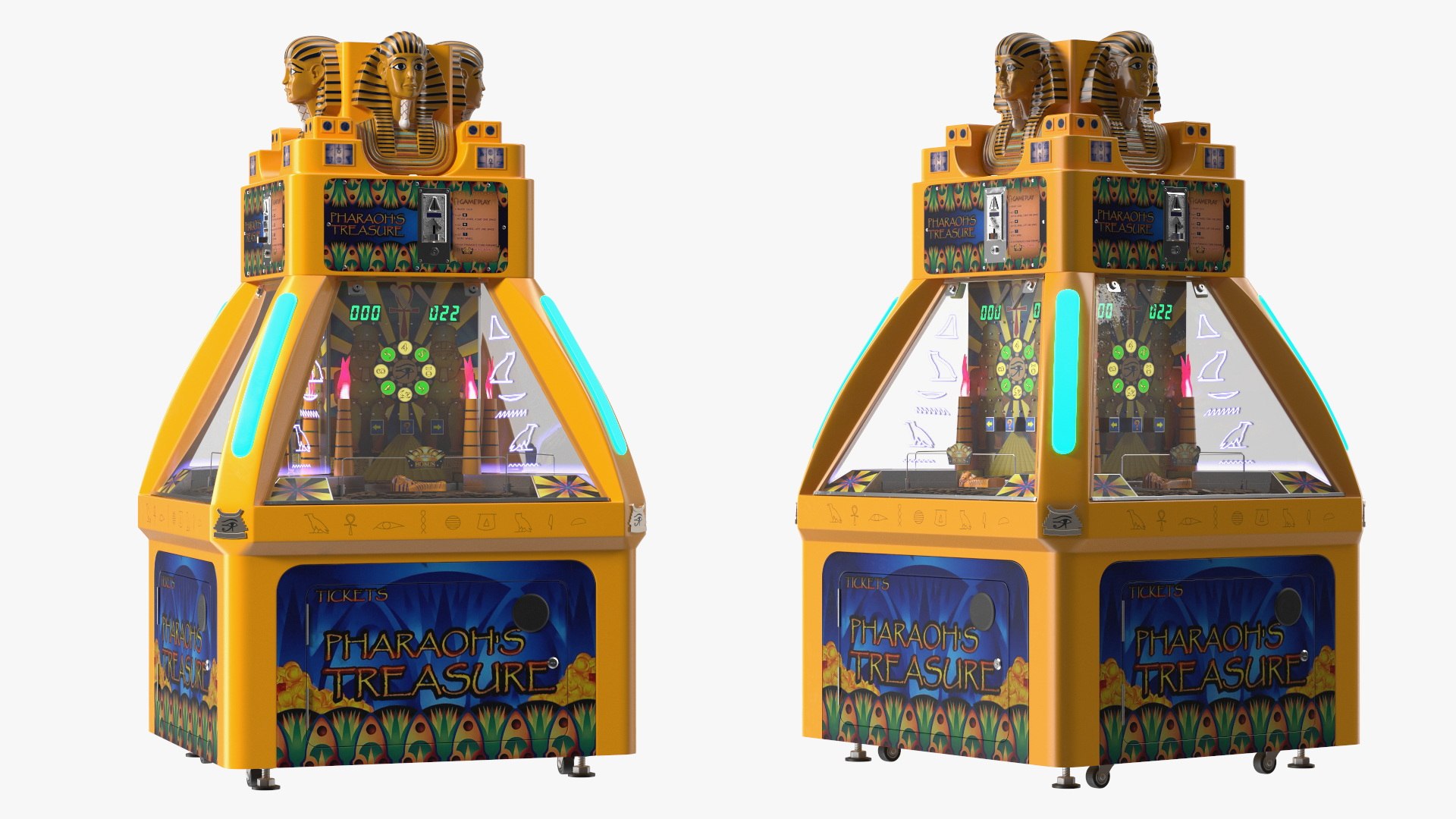 3D Golden Pharaoh Game Machine Rigged - TurboSquid 2318990