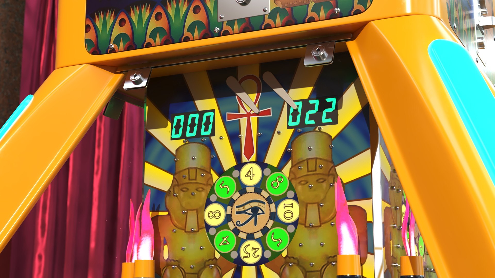 3D Golden Pharaoh Game Machine Rigged - TurboSquid 2318990