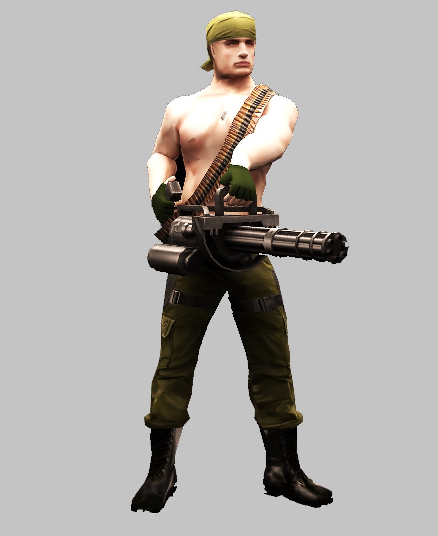 3d Machine Gunner
