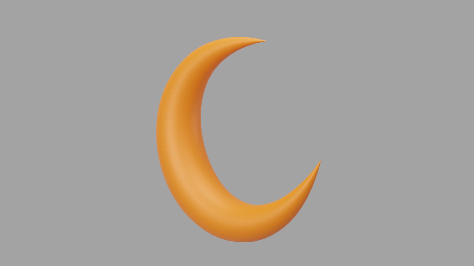 Orange Moon 3D Model - TurboSquid 2036397