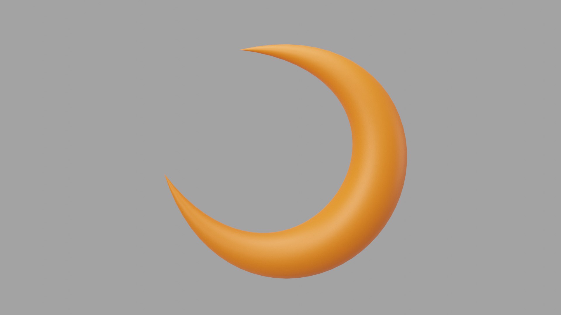 Orange Moon 3D Model - TurboSquid 2036397