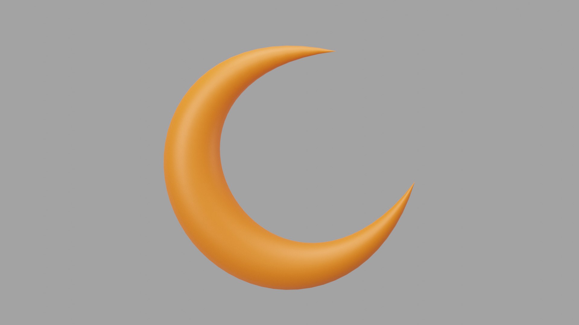 Orange Moon 3D Model - TurboSquid 2036397