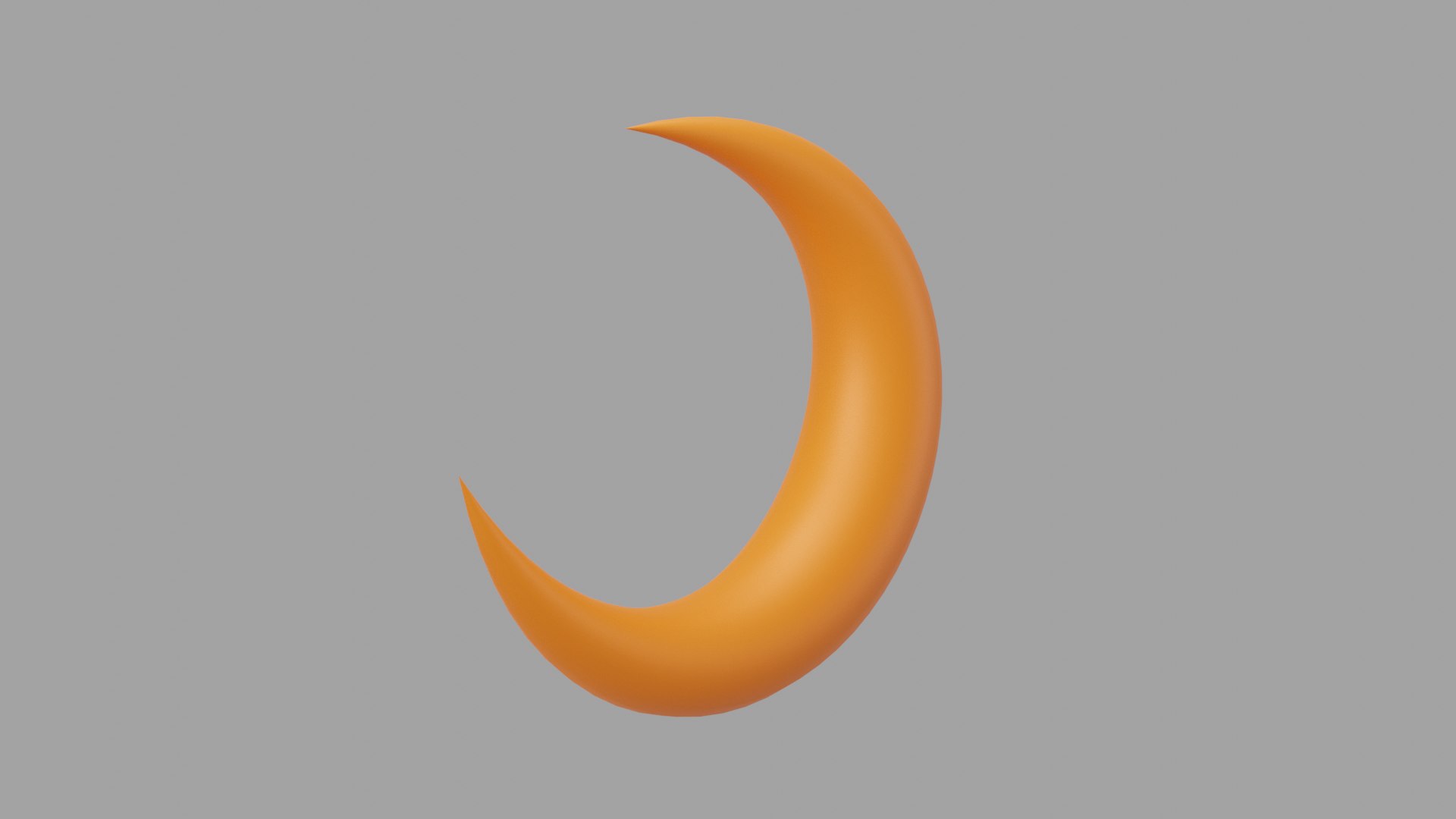 Orange Moon 3D Model - TurboSquid 2036397