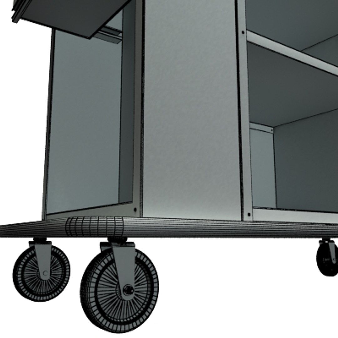 3d Housekeeping Cart