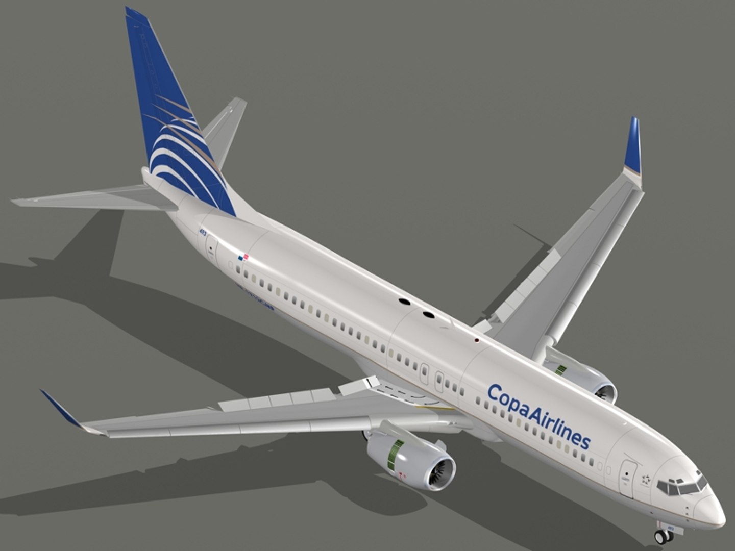 Boeing 737-800 Copa Airlines Model - TurboSquid 1271050