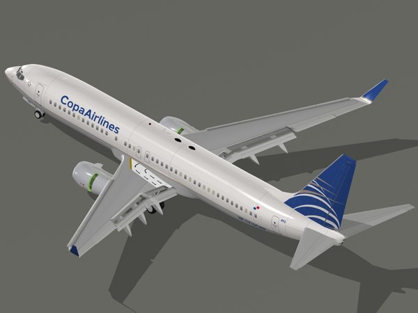modelo 3d Boeing 737-800 Copa Airlines - TurboSquid 1271050