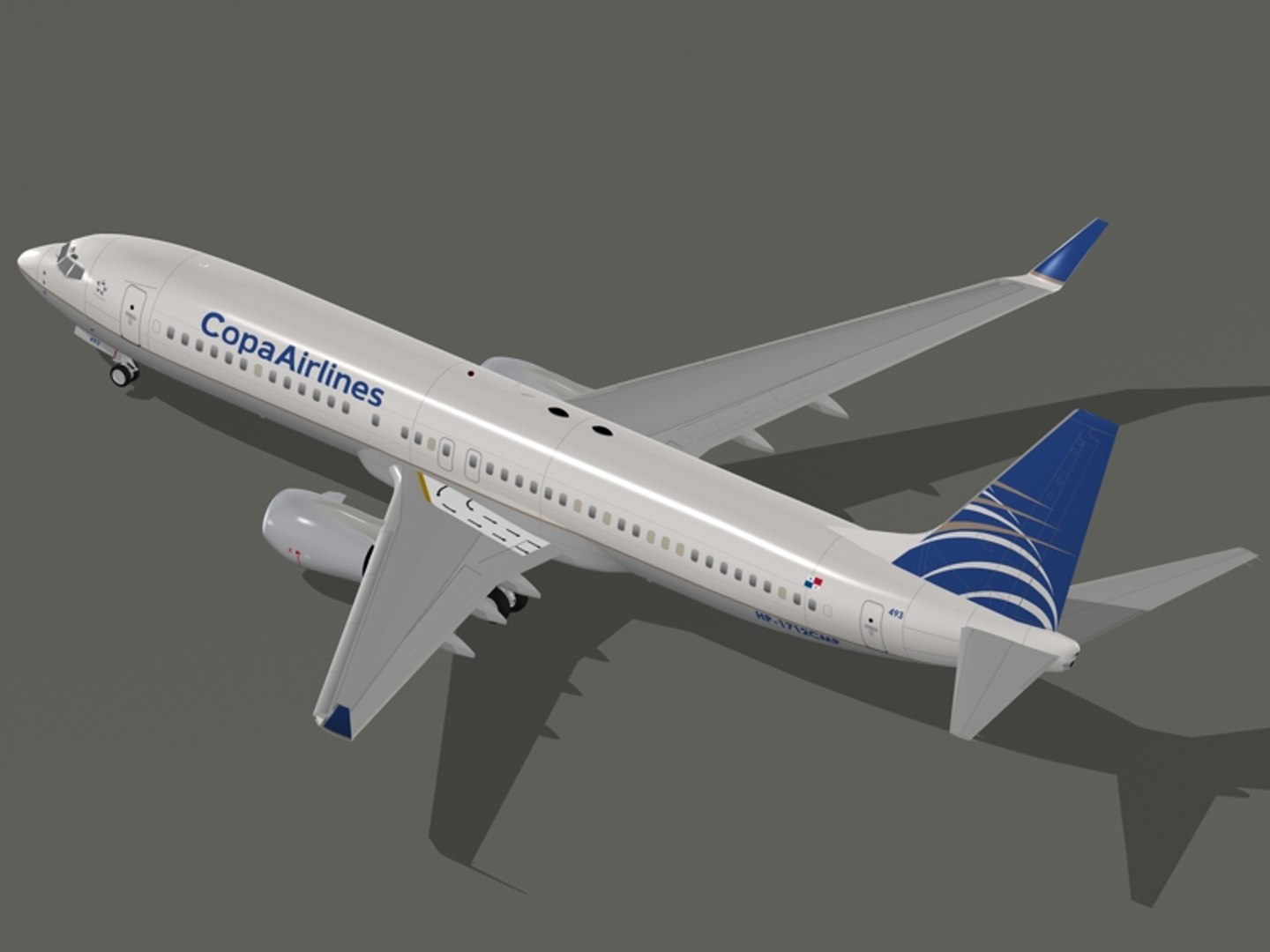 Boeing 737-800 Copa Airlines Model - TurboSquid 1271050
