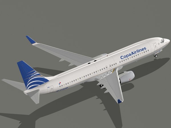 modelo 3d Boeing 737-800 Copa Airlines - TurboSquid 1271050