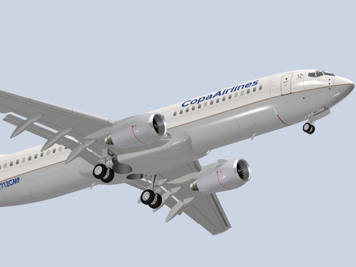 Boeing 737-800 Copa Airlines Model - TurboSquid 1271050