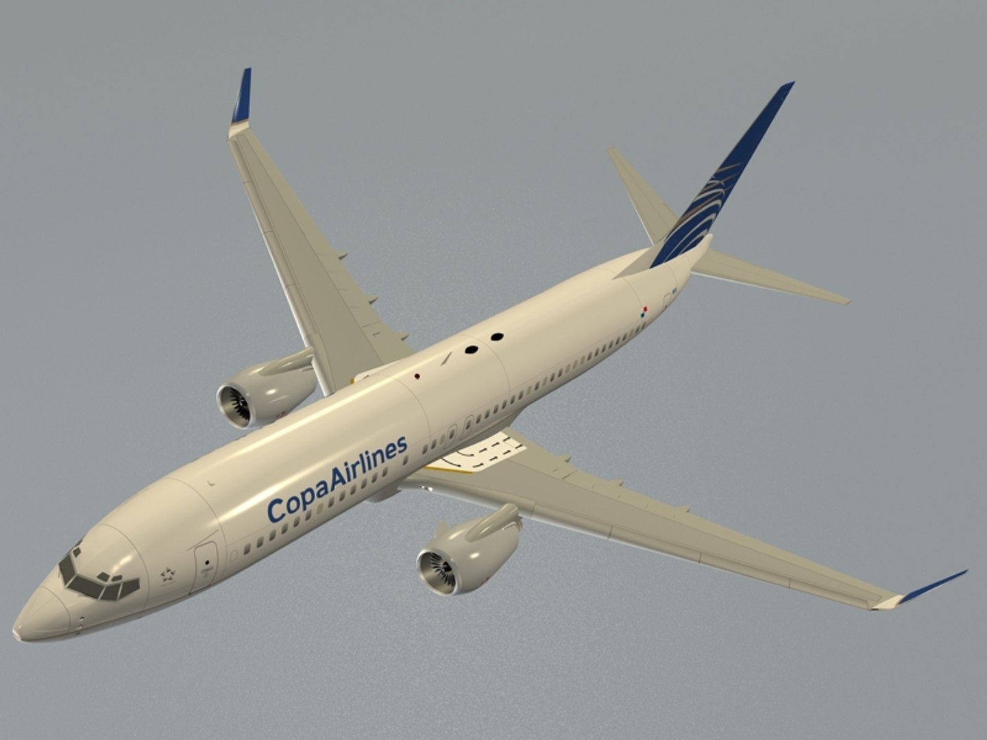Boeing 737-800 Copa Airlines Model - TurboSquid 1271050