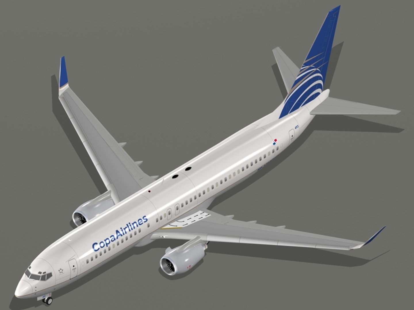 Boeing 737-800 Copa Airlines Model - TurboSquid 1271050