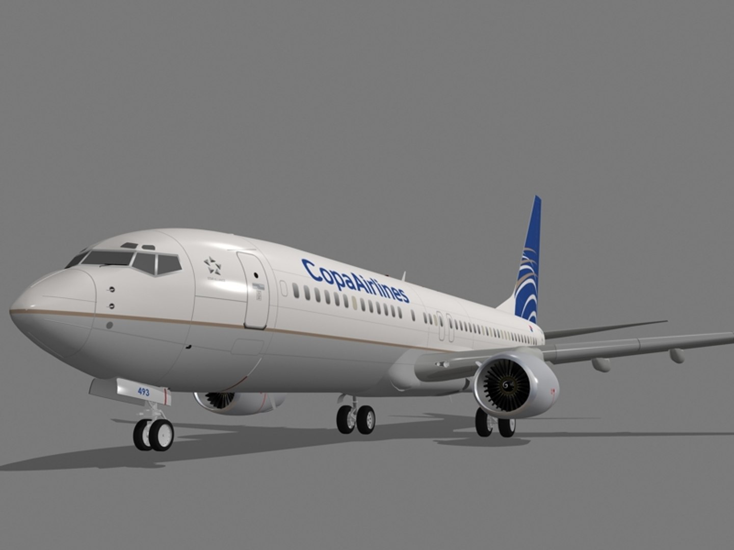 Boeing 737-800 Copa Airlines Model - TurboSquid 1271050