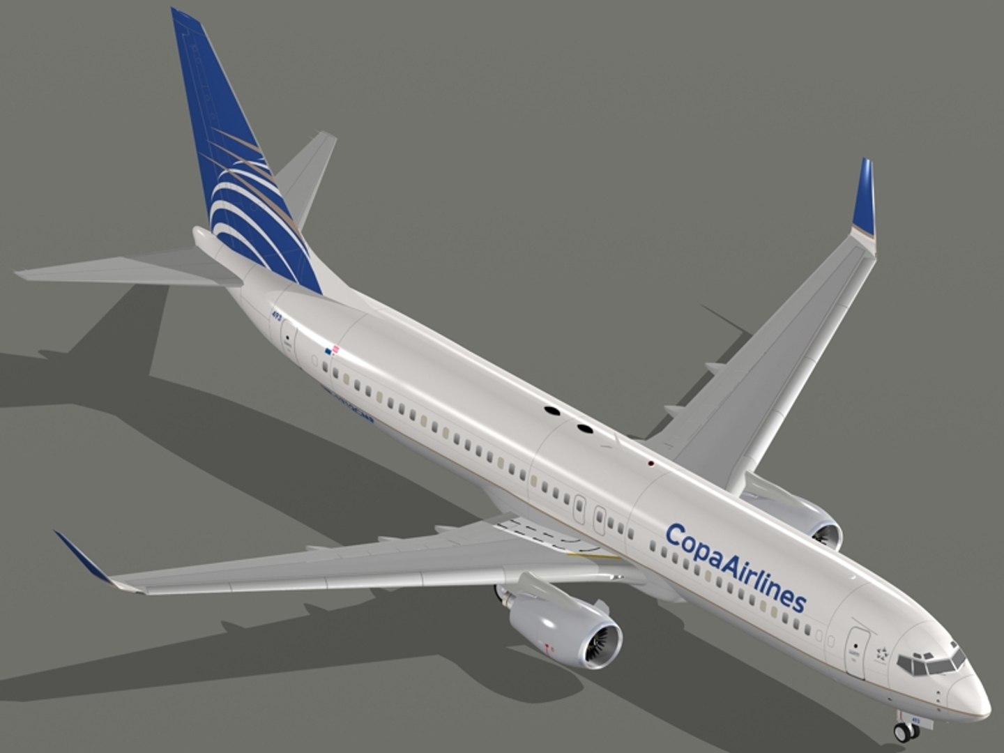 Boeing 737-800 Copa Airlines Model - TurboSquid 1271050