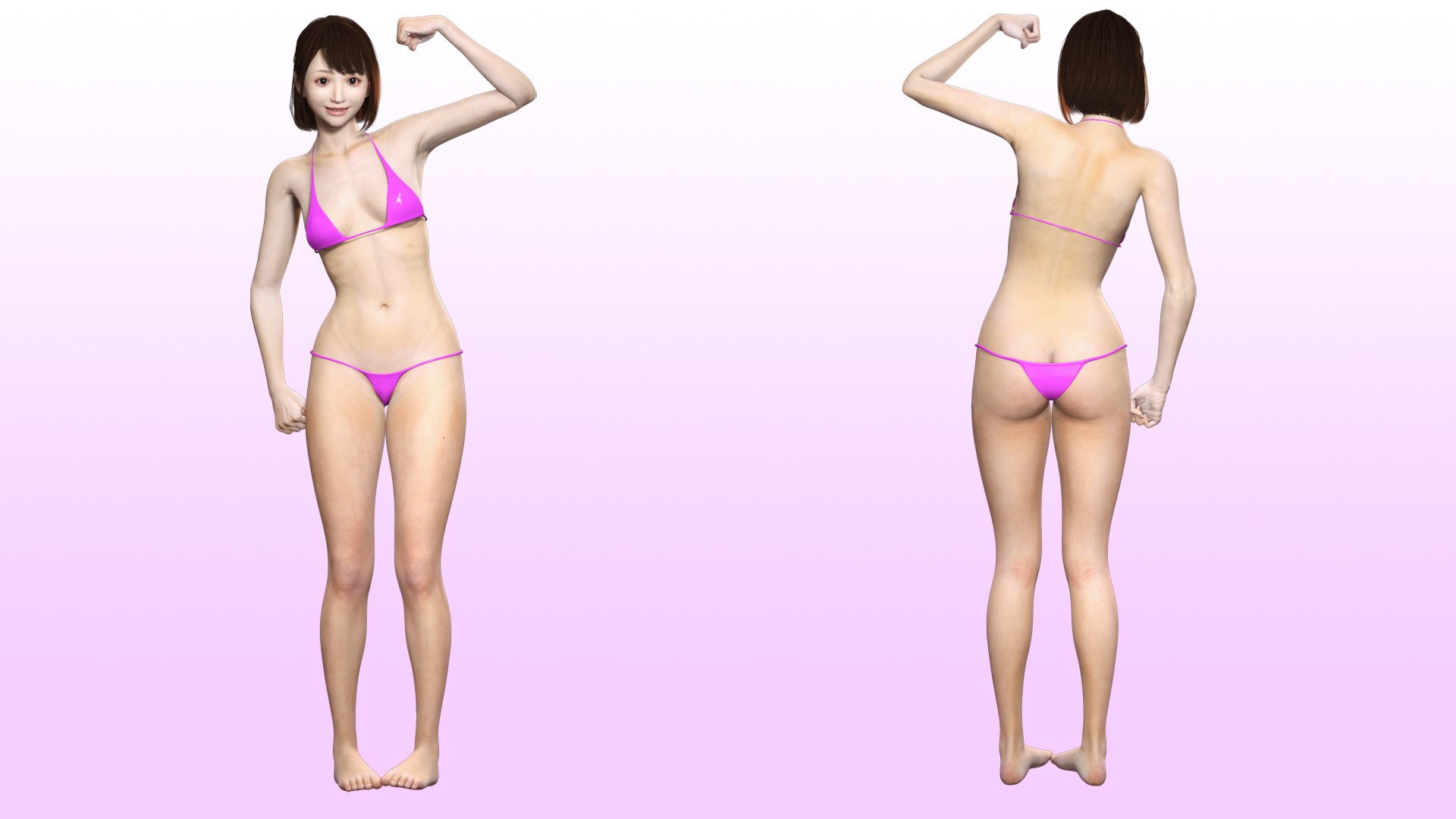 Rin - Realistic Asian Girl Hd 3D Model - TurboSquid 2196480