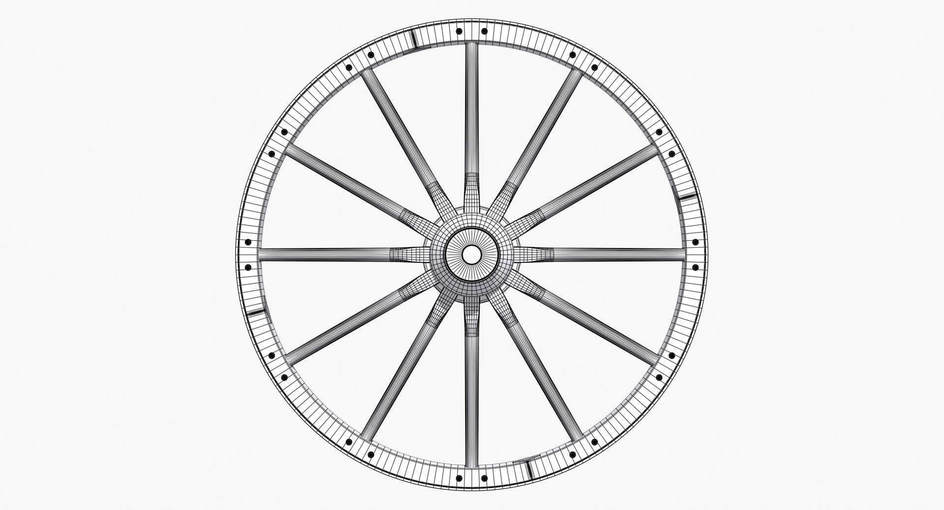 36 Inch Wagon Wheel Max